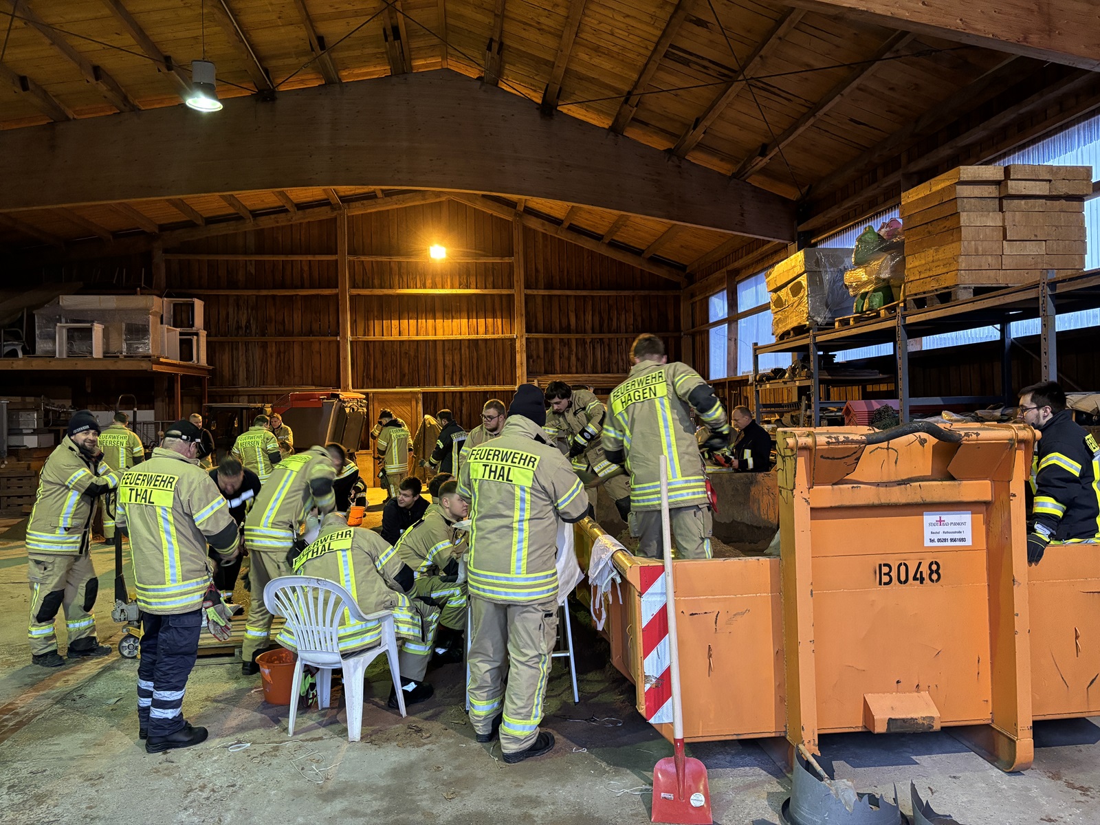 Einsatz 22.12.2023 – TH Sandsäcke füllen – Freiwillige Feuerwehr Hagen